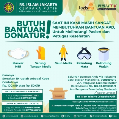 Rumah Sakit Islam Jakarta Cempaka Putih - Kami Masih Butuh Bantuan ...